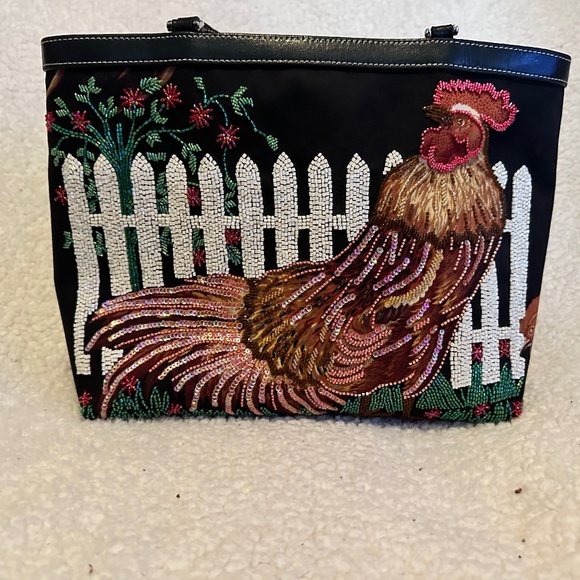 Isabella Fiore | Bags | Isabella Fiore Beaded Rooster Purse | Poshmark